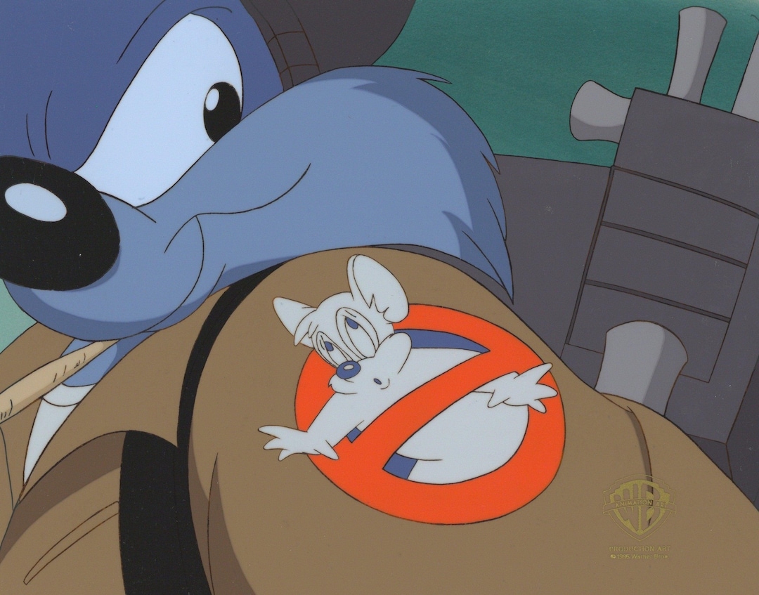Tiny Toons Original Production Cel: Furball and Sneezer the Sneezing ...
