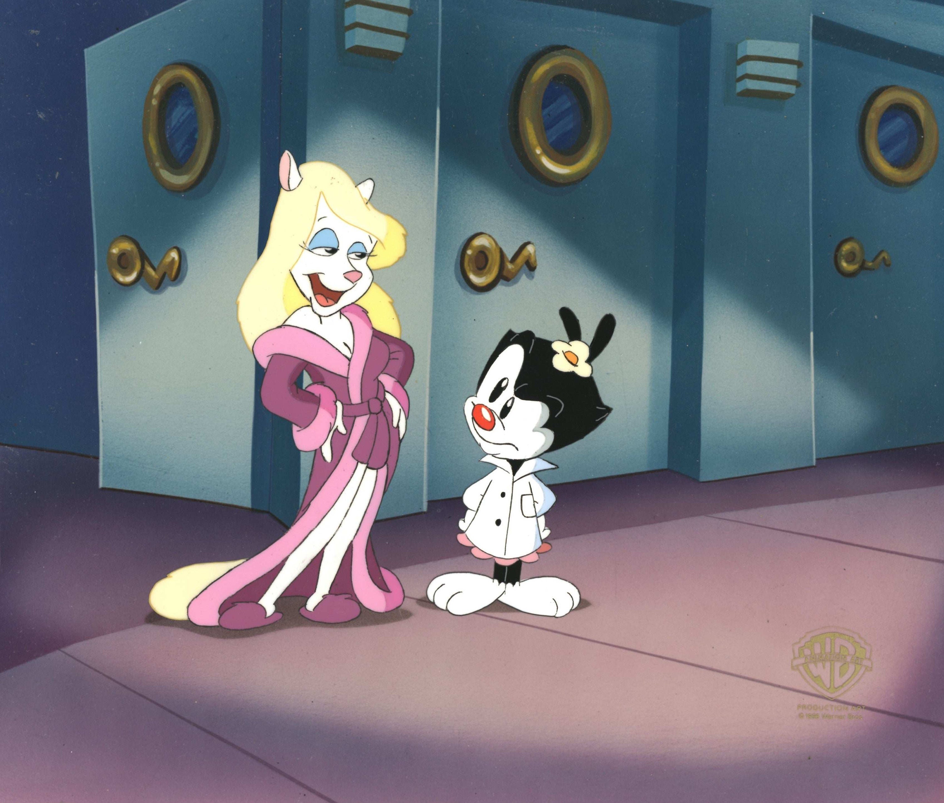 Animaniacs Original Production Cel: Minerva and Dot - Etsy
