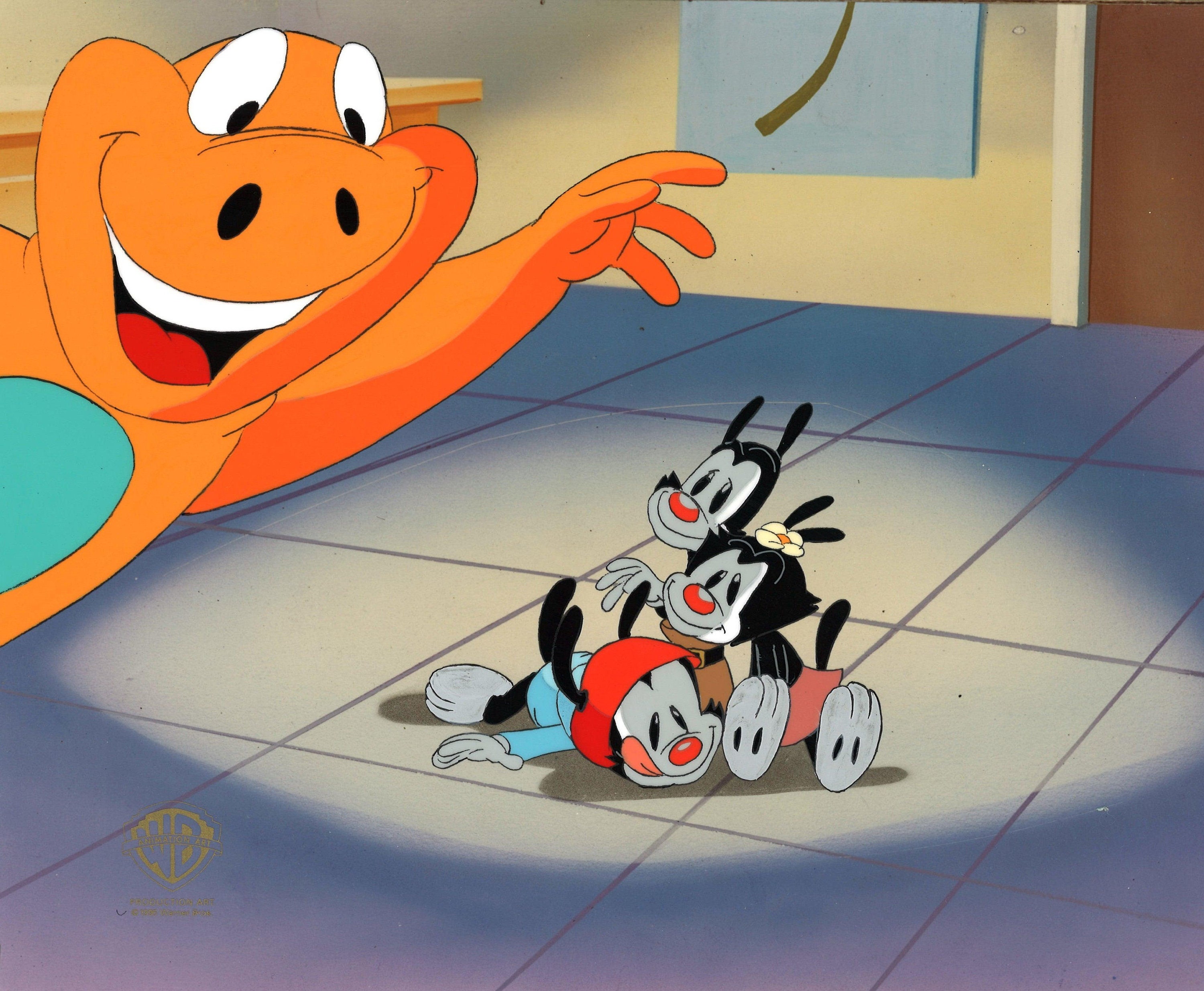 Animaniacs Original Production Cel: Yakko, Wakko, Dot, Baloney - Etsy