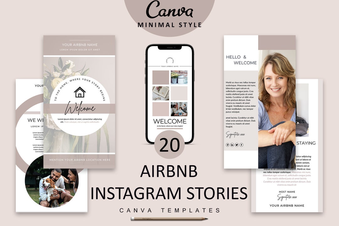 Airbnb Instagramstory Templateairbnb Hostcanva - Etsy