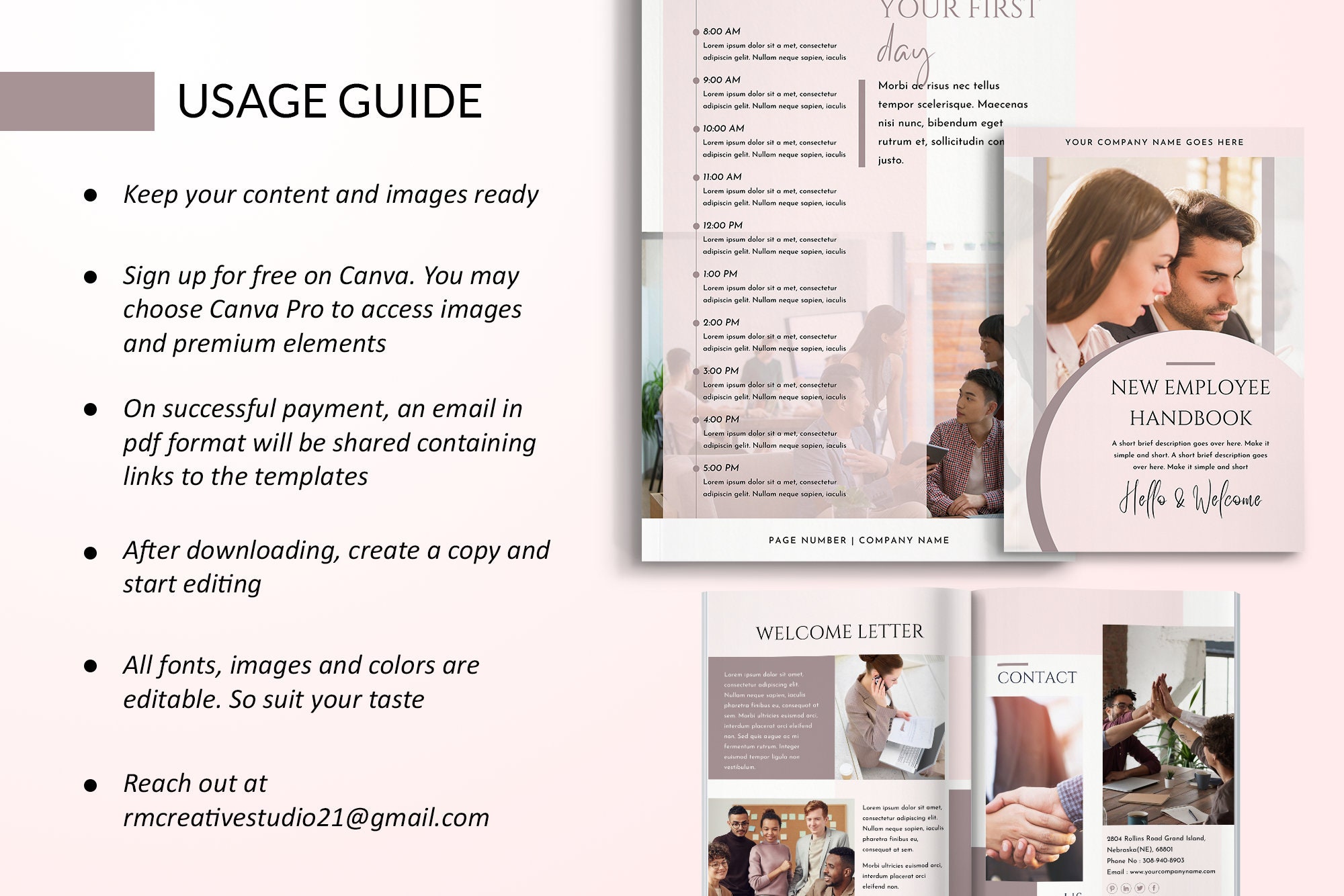 20 Employee Onboarding Canva Templatenew Employeeemployee - Etsy UK