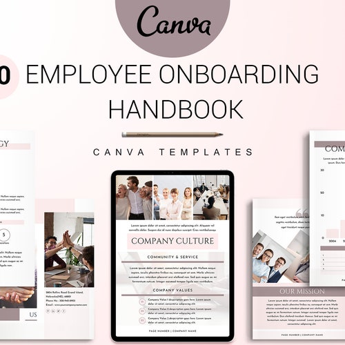Employee Onboarding Canva Template Editable Employee - Etsy