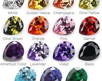 Pear Shape Stone - Etsy