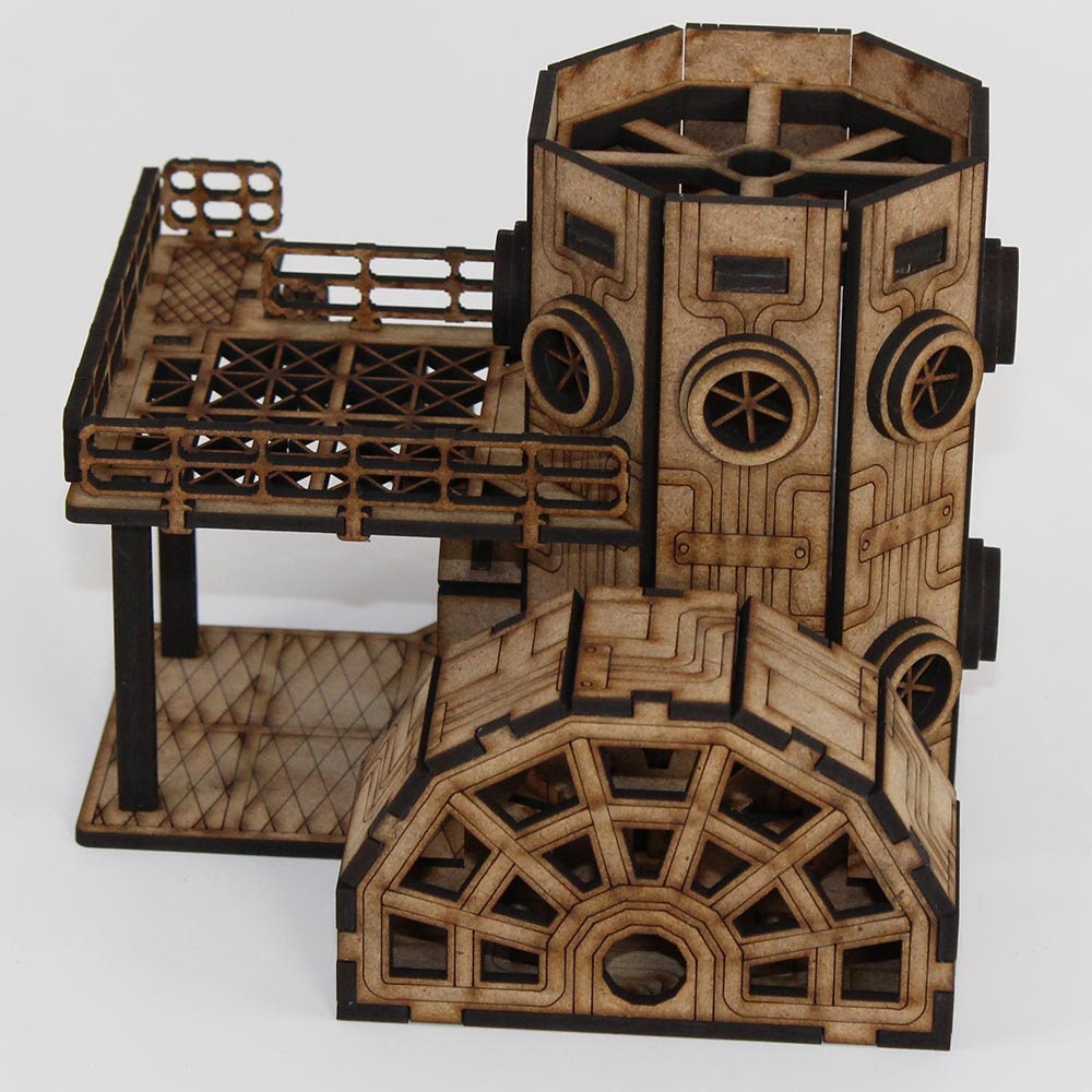 Laser Cut 28mm MDF Terrain: Zoned for Heavy Industry - Tokamak Fusion ...