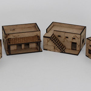 Laser Cut 15mm MDF Terrain: 15mm North Africa - Tobruk Outskirts - Etsy