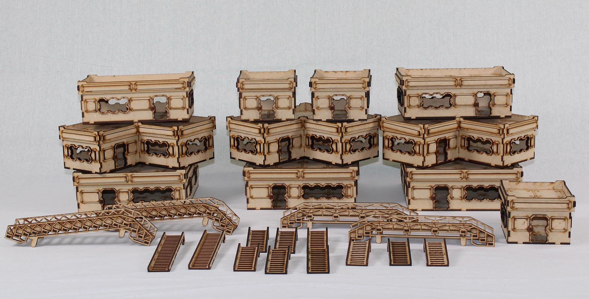 Laser Cut 28mm MDF Terrain: Sector 38 - Mega-block One Bundle - Etsy