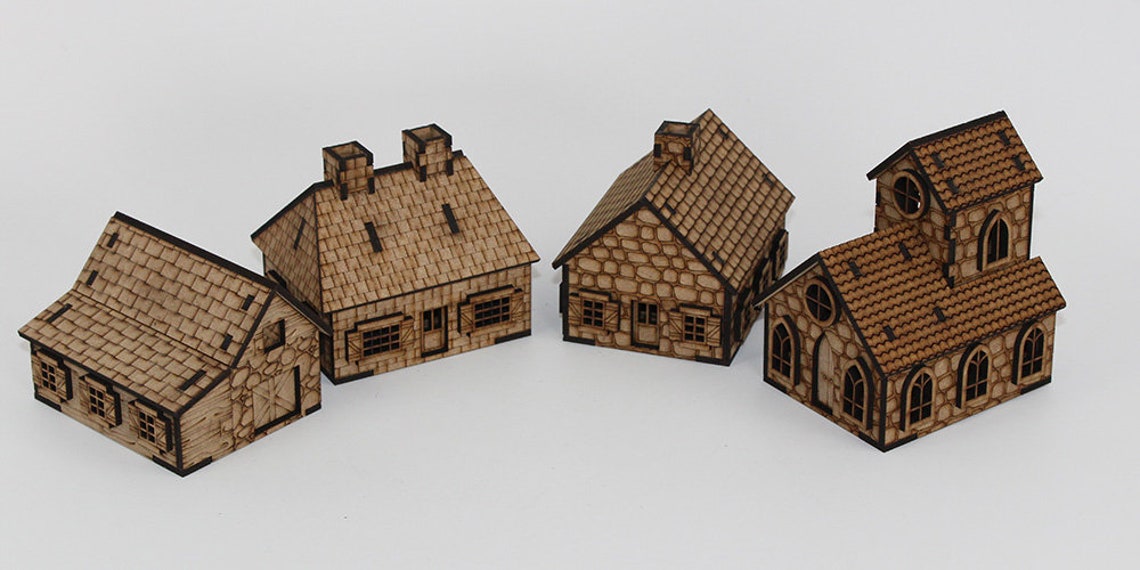 Laser Cut 15mm MDF Terrain: Battlefields of France - Normandie ...