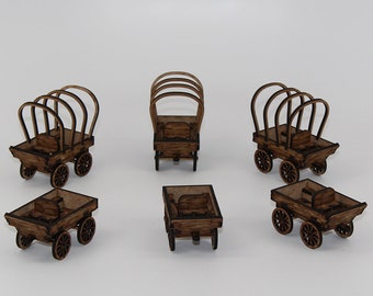 Laser Cut 28mm MDF Terrain: Wild West Boomtown Train Station | Etsy