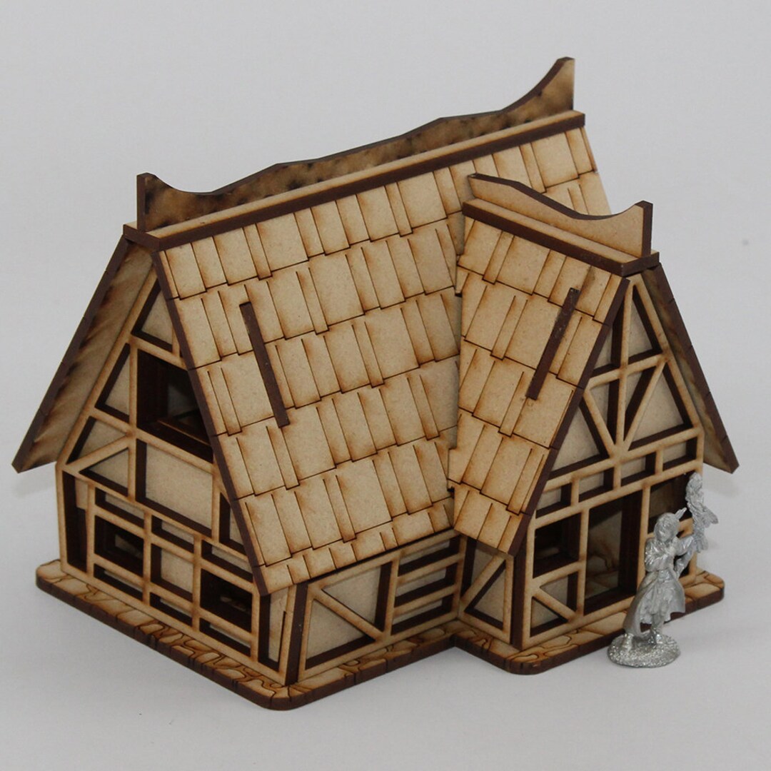 Laser Cut 28mm MDF Terrain: Jenash Deluxe Fantasy Building - Gav'l Home ...