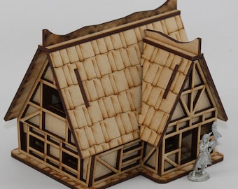 Laser Cut 28mm MDF Terrain: Jenash Deluxe Fantasy Building | Etsy