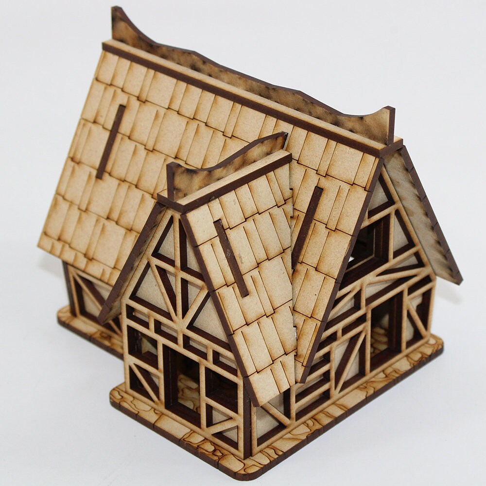 Laser Cut 28mm MDF Terrain: Jenash Deluxe Fantasy Building - Gav'l Home ...