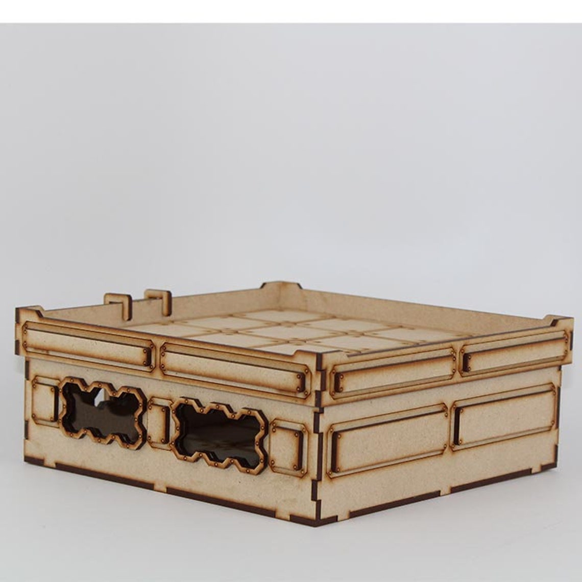 Laser Cut 28mm MDF Terrain: Sector 38 - 8" X 8" Single Story Blockhouse ...