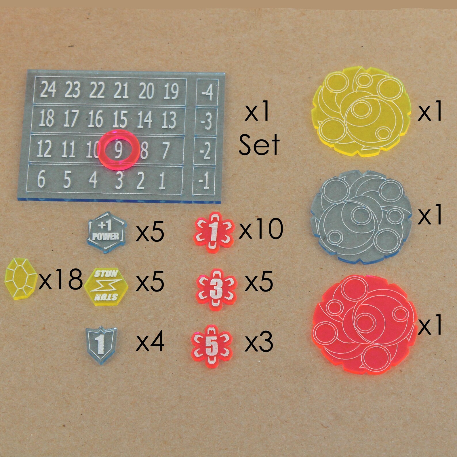 Acrylic Token Set the Forged Key - Etsy UK