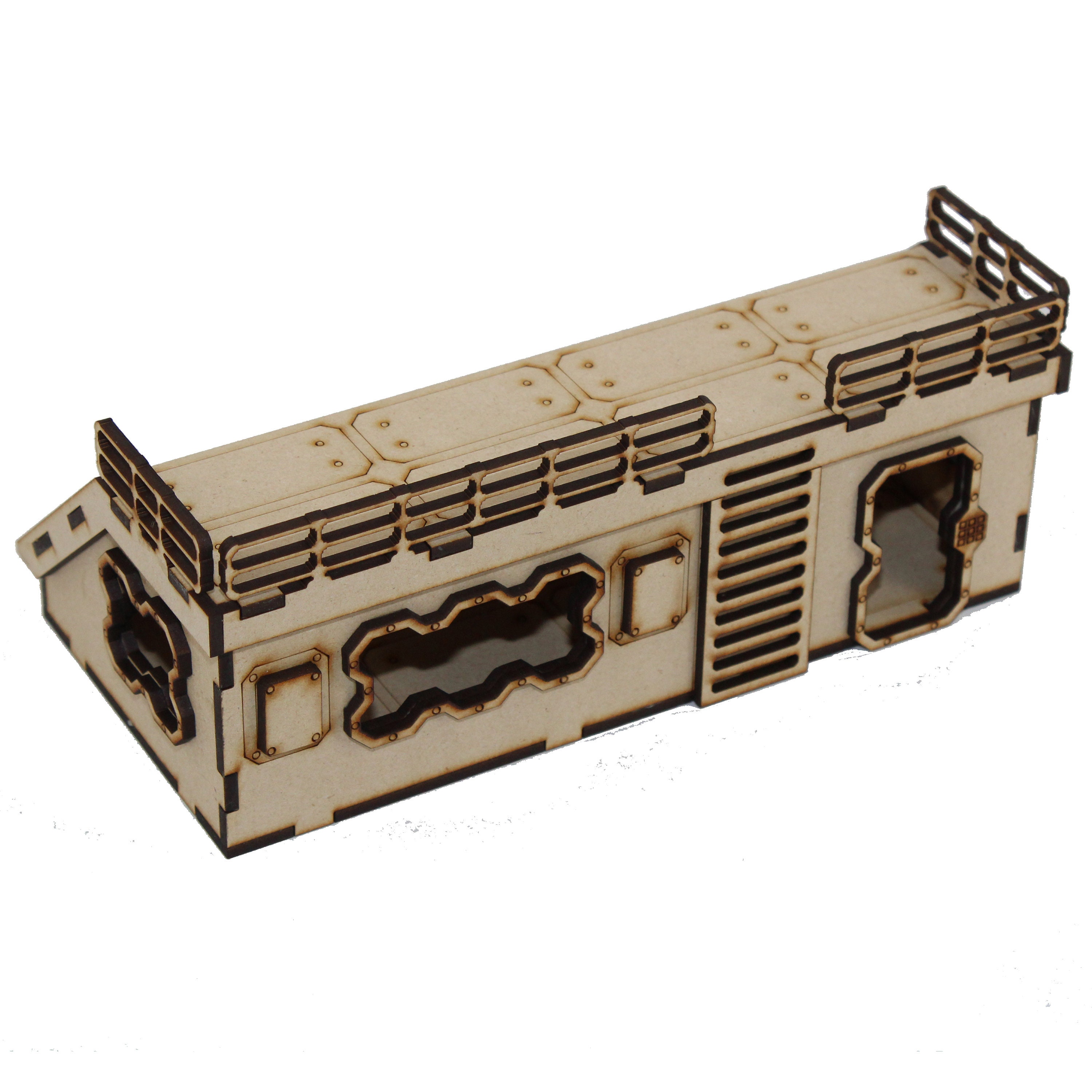 Laser Cut 28mm MDF Terrain: Sector 38 8 X 4 Ridgeback Hab Housing - Etsy UK