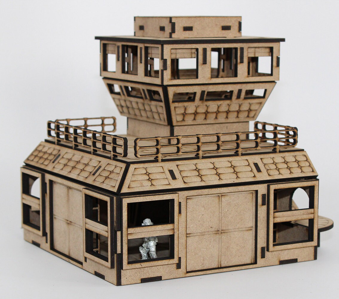 Laser Cut 28mm MDF Terrain: Zoned for Heavy Industry - Command Center ...
