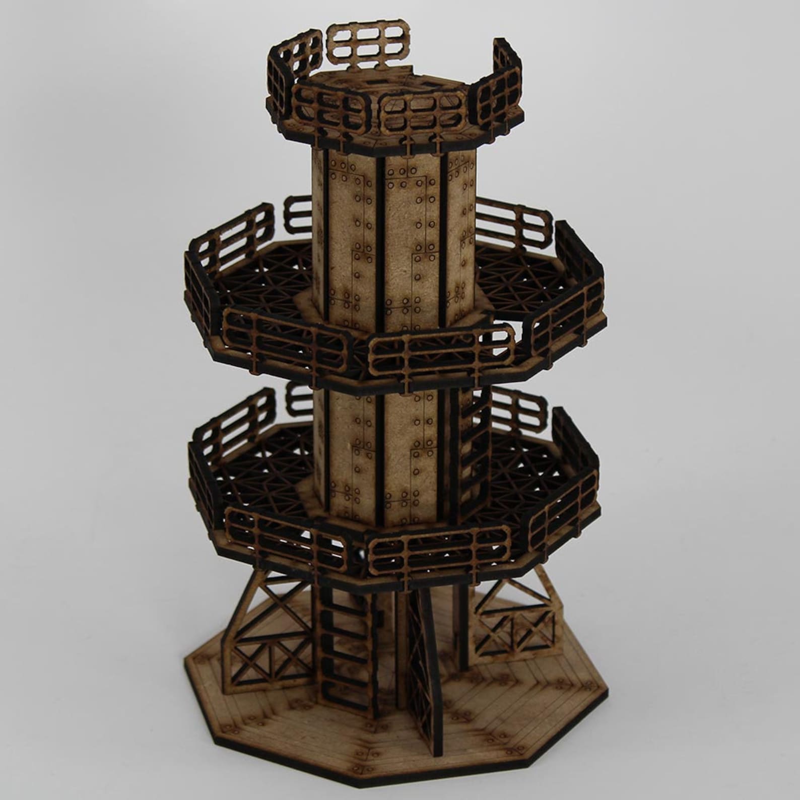 Laser Cut 28mm MDF Terrain: Zoned for Heavy Industry - Elevated Storage ...