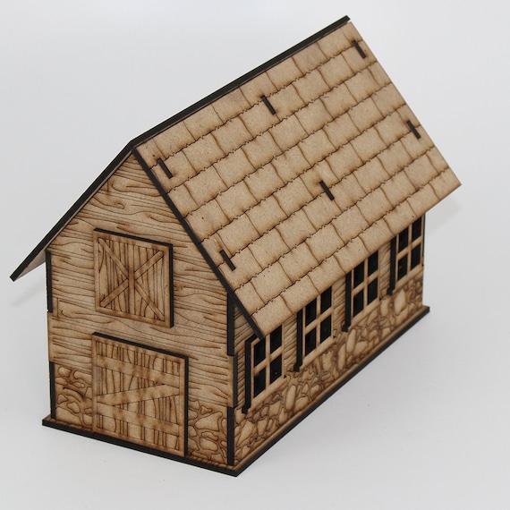 Laser Cut 28mm MDF Terrain: Colonial Village Abitha the - Etsy