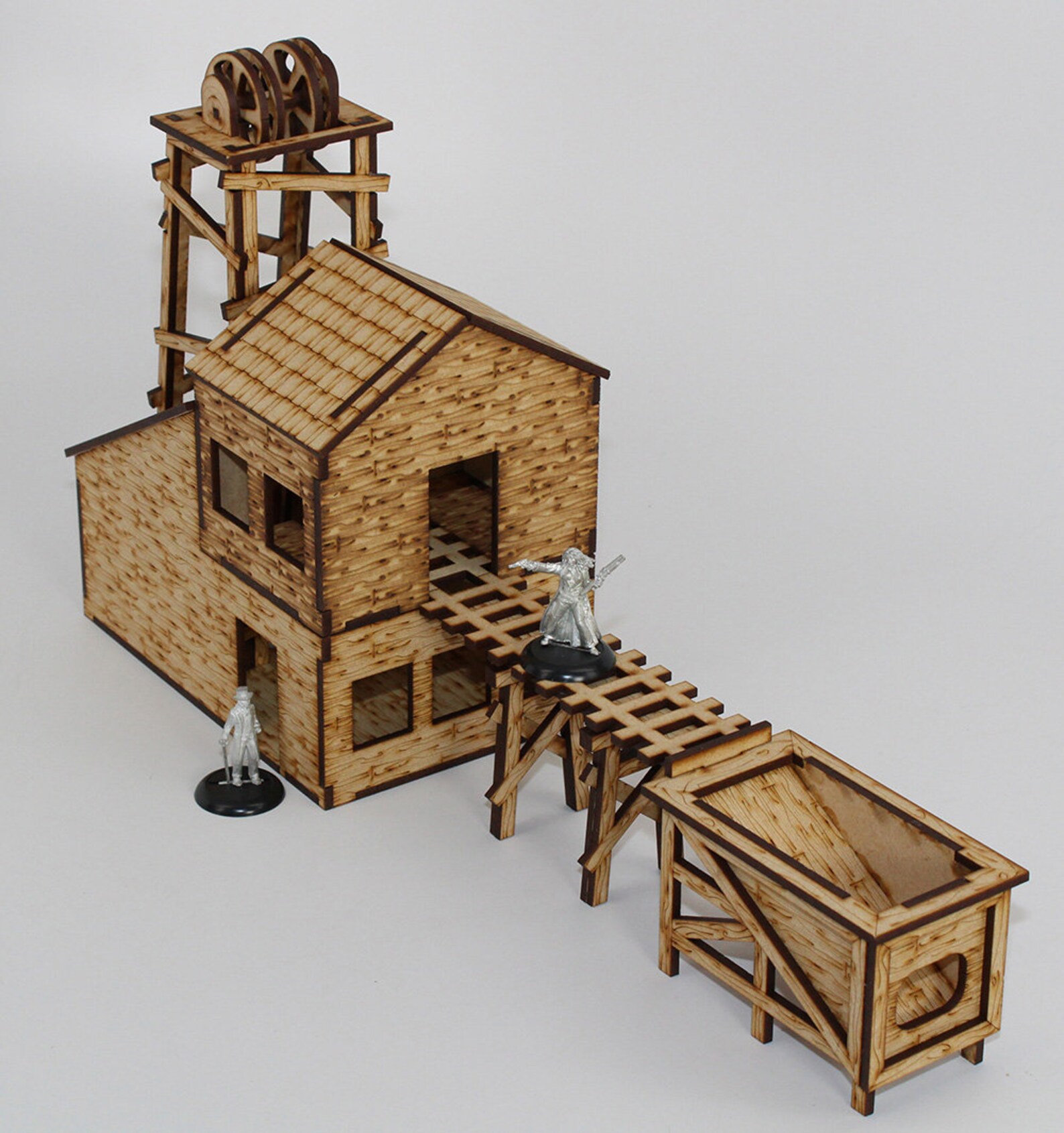 Laser Cut 28mm MDF Terrain: Wild West Boomtown - Lucky Strike Mine ...