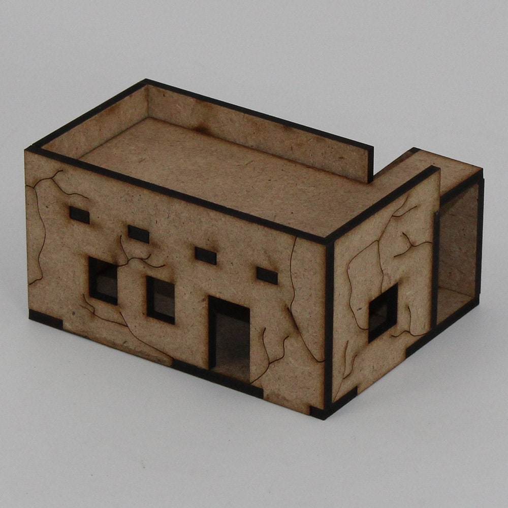 Laser Cut 15mm MDF Terrain: 15mm North Africa Tobruk, House Of ...