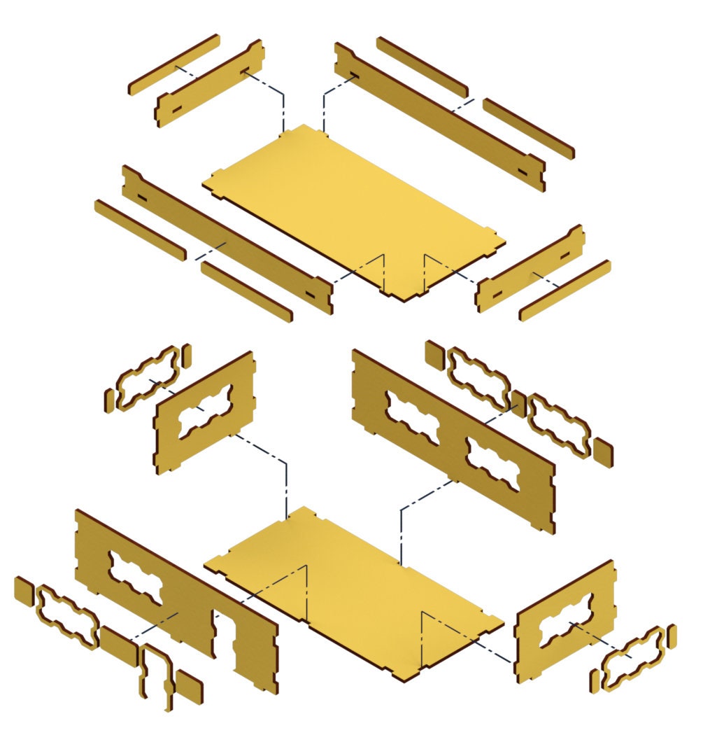 Laser Cut 28mm MDF Terrain: Sector 38 8 X 4 Single Story Blockhouse - Etsy