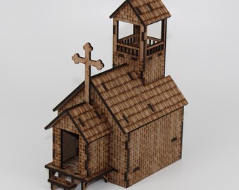 Laser Cut 28mm MDF Terrain: Wild West Boomtown Water Tower | Etsy