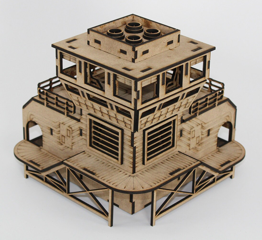 Laser Cut 28mm MDF Terrain: Zoned for Heavy Industry - Command Center ...