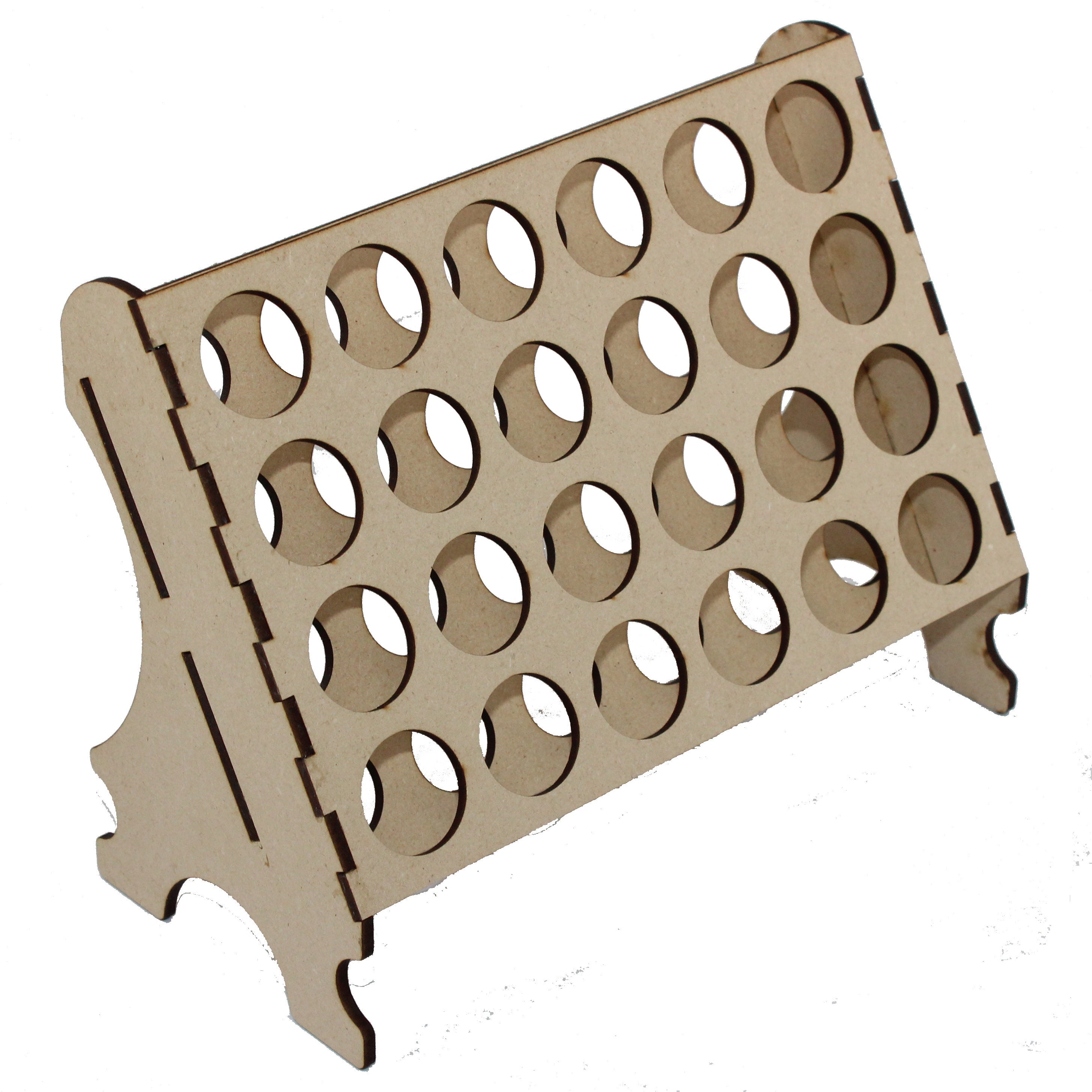 Laser Cut MDF Hobby Accessory: Paint Bottle Storage Rack - Etsy