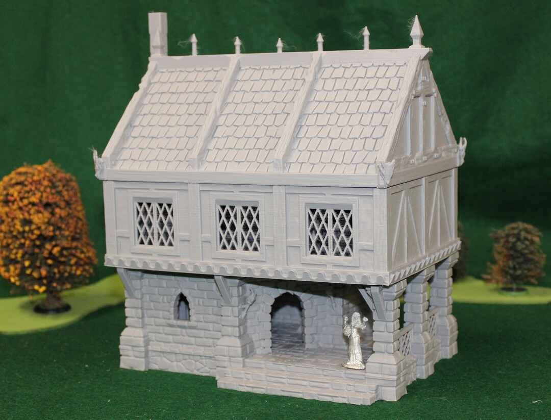 3D Printed 28mm Terrain: Small Merchant House - Etsy