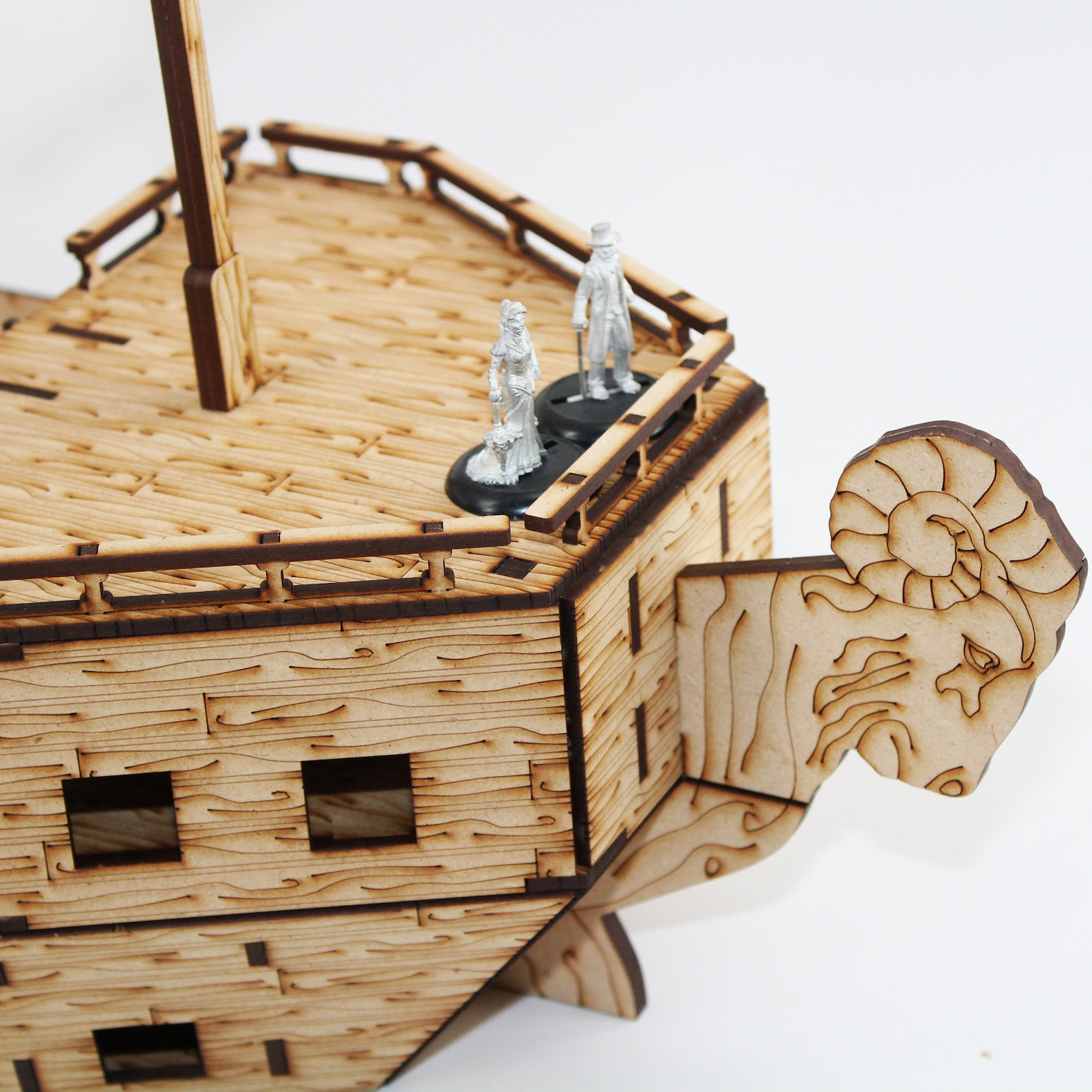 Laser Cut 28mm MDF Terrain: Open Seas The Pirate Ship - Etsy France