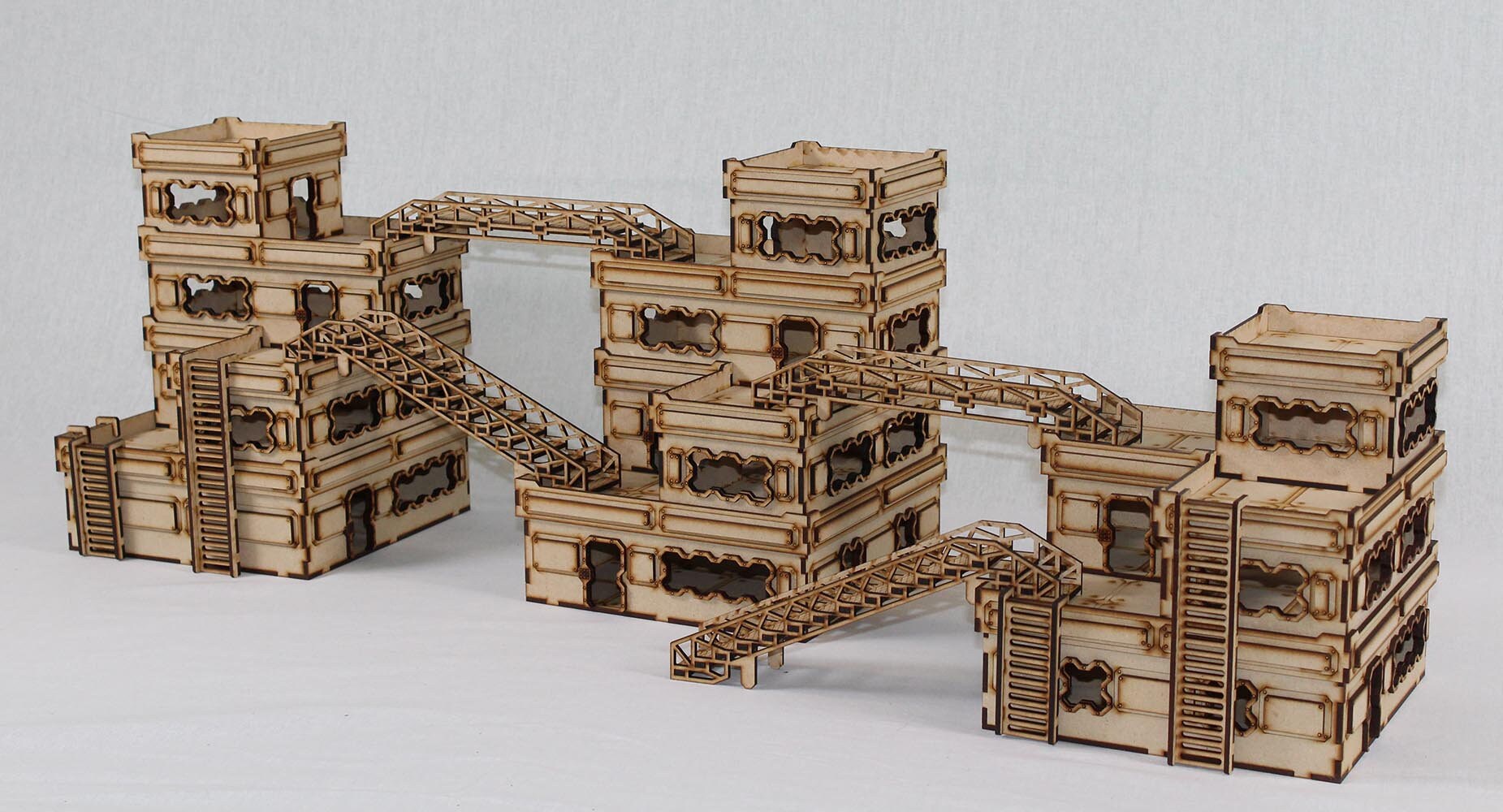 Laser Cut 28mm MDF Terrain: Sector 38 - Mega-block One Bundle - Etsy