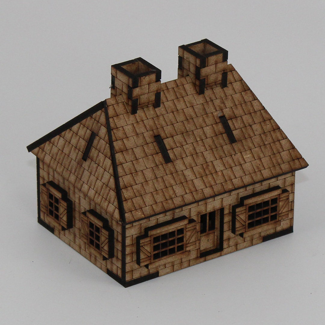 Laser Cut 15mm MDF Terrain: Battlefields of France - Villers-bocage ...