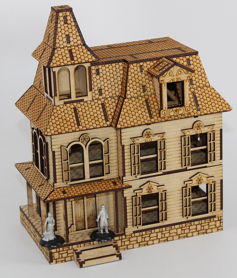 Laser Cut 28mm MDF Terrain: Victoriana - Doyle Manor - Etsy