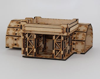 Laser Cut 28mm MDF Terrain: Sector 38 Frontier Port Bundle - Etsy