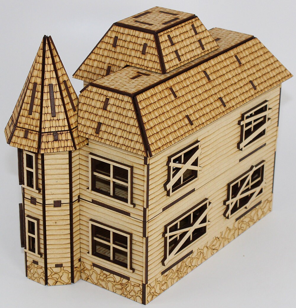 Laser Cut 28mm MDF Terrain: Victoriana - Abandoned Manor - Etsy