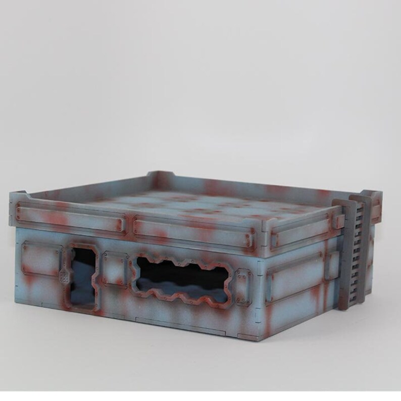 Laser Cut 28mm MDF Terrain: Sector 38 8 X 8 Single Story Blockhouse - Etsy