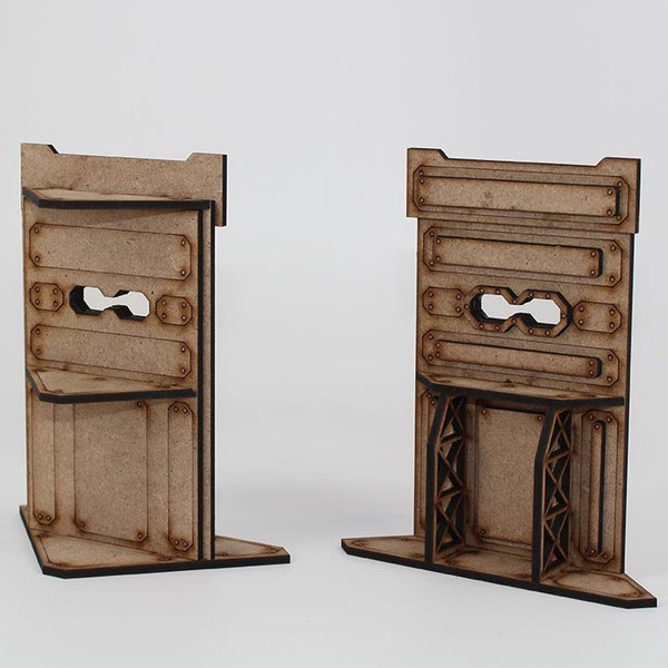 Laser Cut 28mm MDF Terrain: Sector 38 Frontier Port Bundle - Etsy