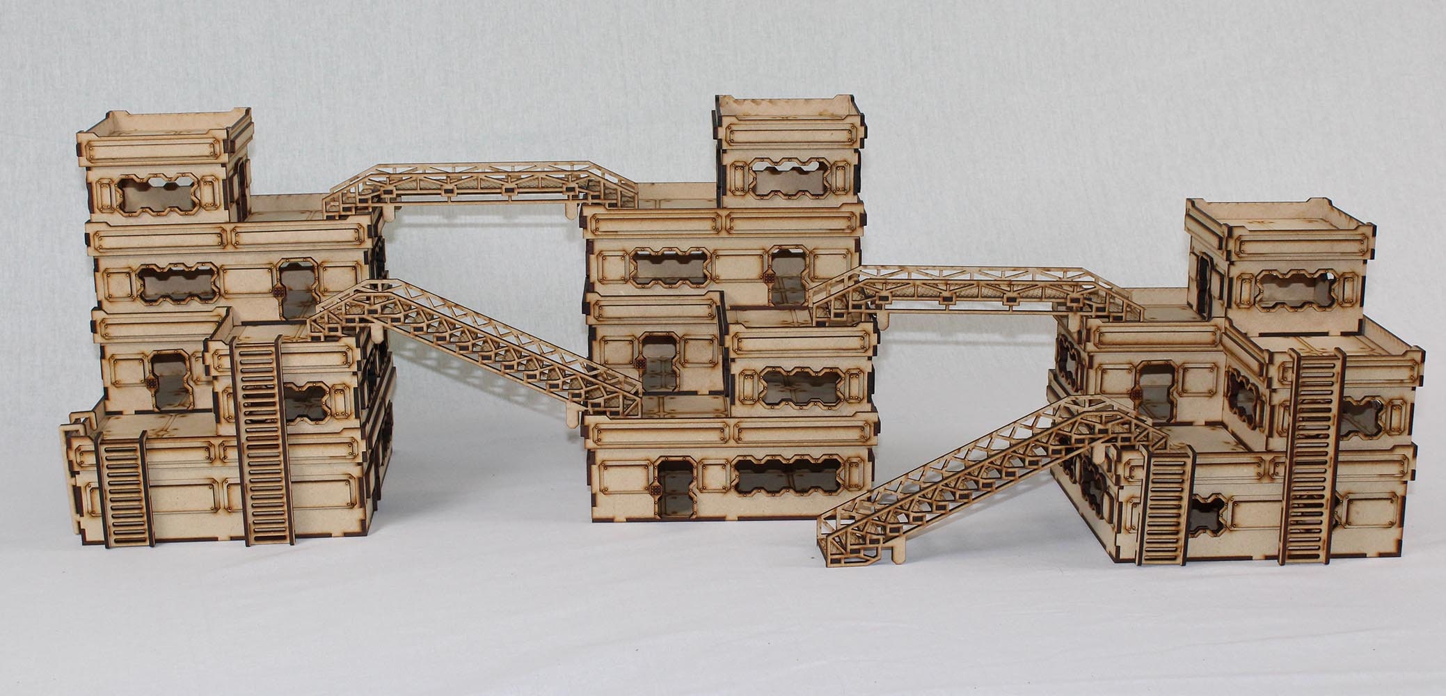 Laser Cut 28mm MDF Terrain: Sector 38 - Mega-block One Bundle - Etsy