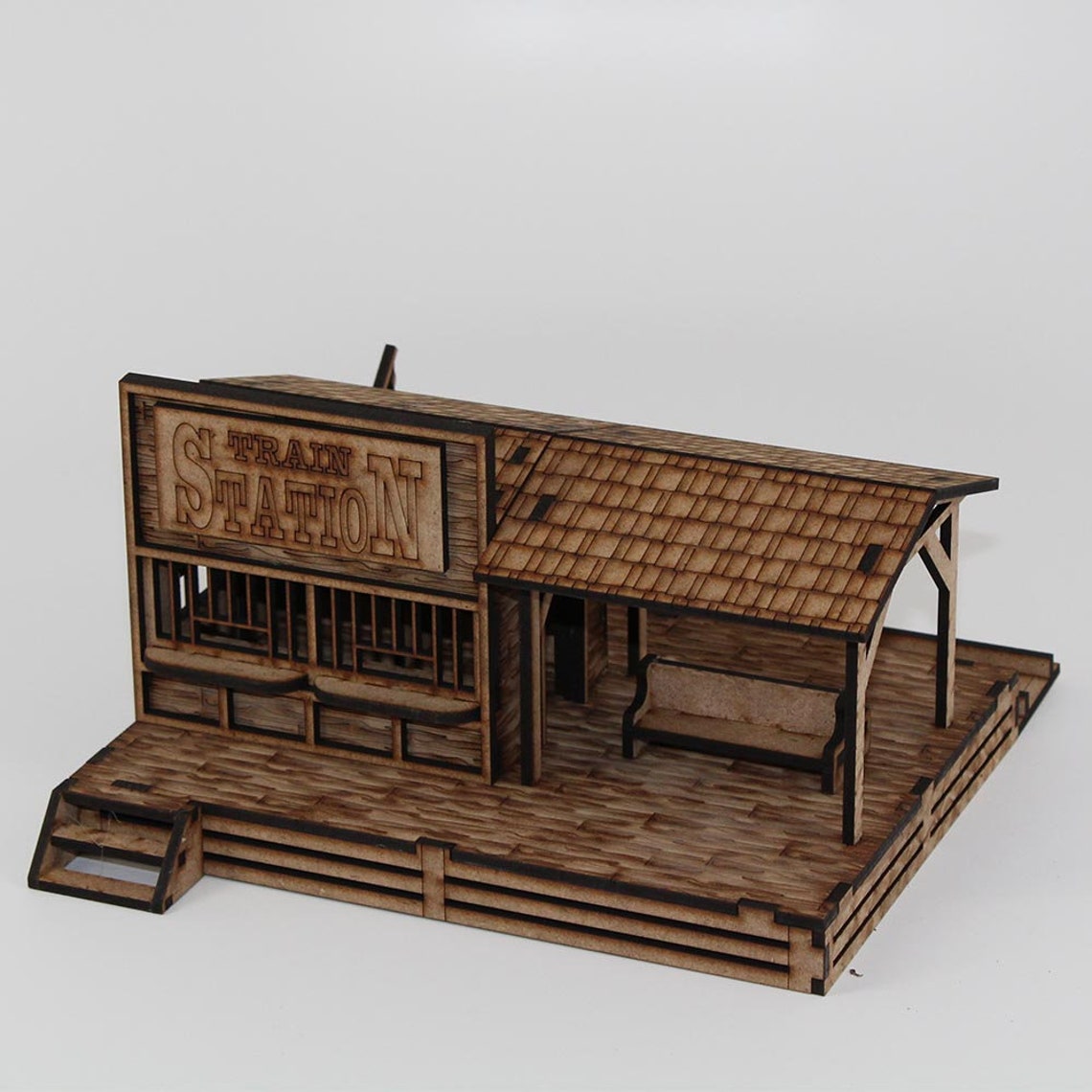 Laser Cut 28mm MDF Terrain: Wild West Boomtown Gare - Etsy France