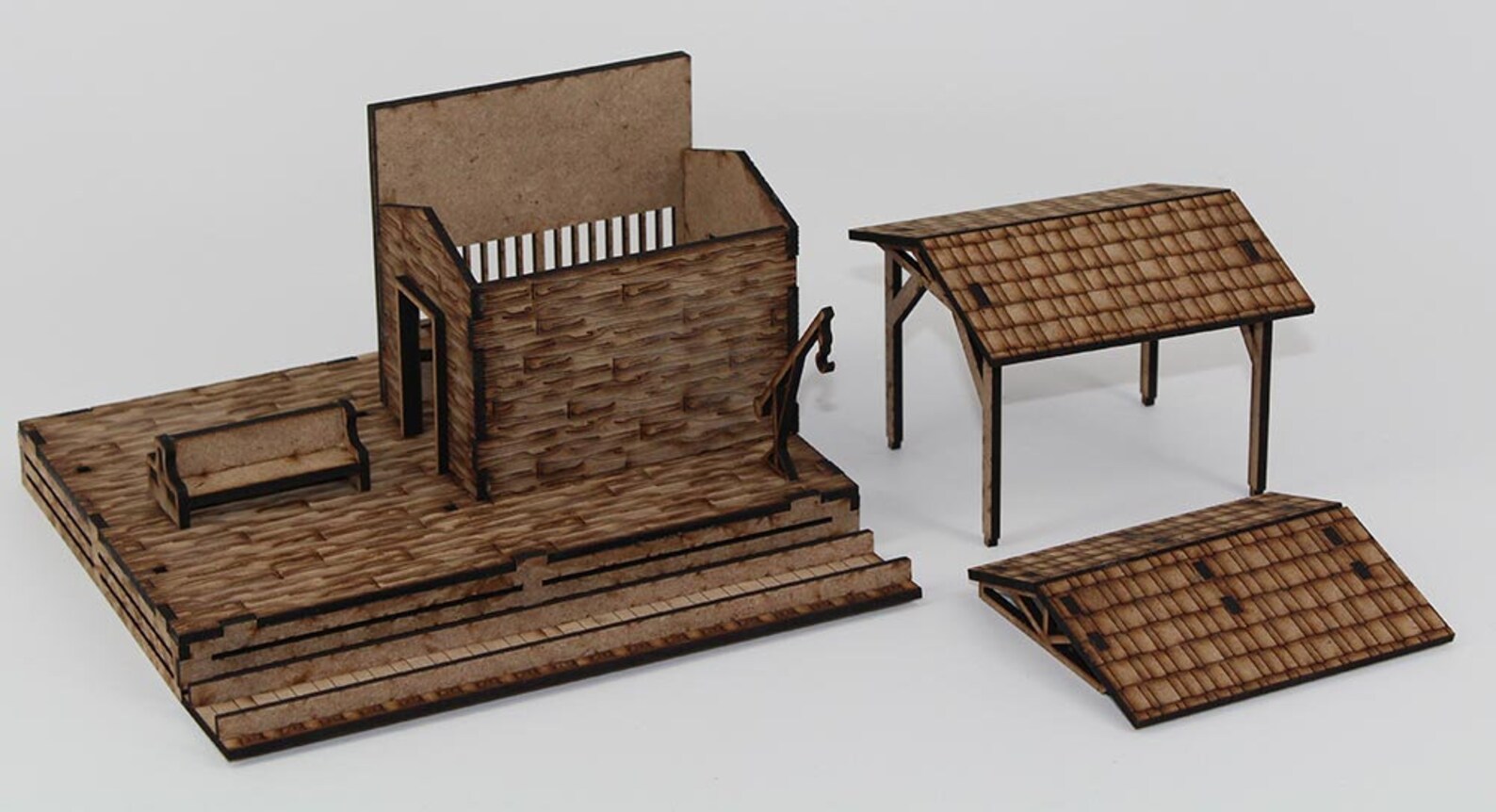 Laser Cut 28mm MDF Terrain: Wild West Boomtown Train Station - Etsy