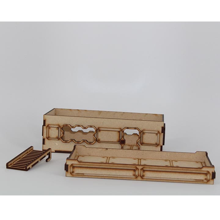 Laser Cut 28mm MDF Terrain: Sector 38 8 X 4 Single Story Blockhouse - Etsy