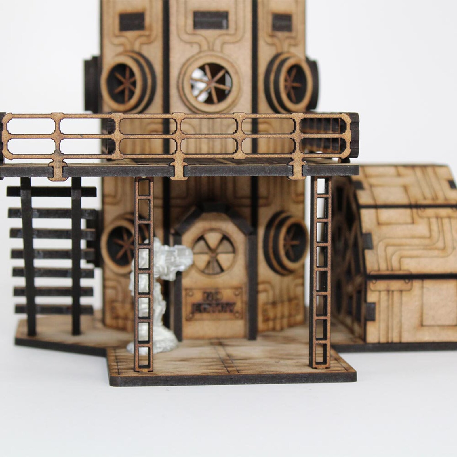 Laser Cut 28mm MDF Terrain: Zoned for Heavy Industry Tokamak - Etsy France
