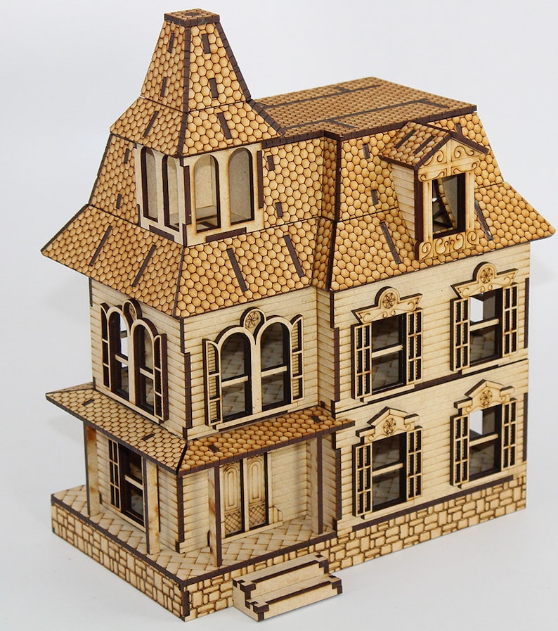 Laser Cut 28mm MDF Terrain: Victoriana - Doyle Manor - Etsy