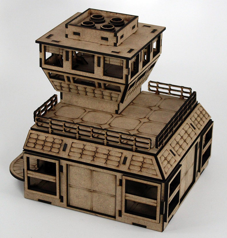 Laser Cut 28mm MDF Terrain: Zoned for Heavy Industry - Command Center ...