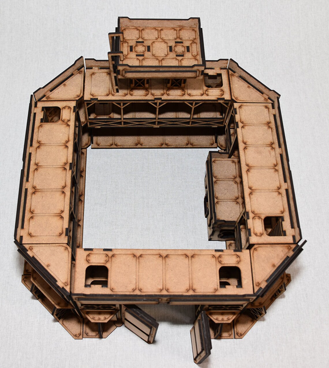 Laser Cut 28mm MDF Terrain: Sector 38 Fortress - Outpost Set - Etsy