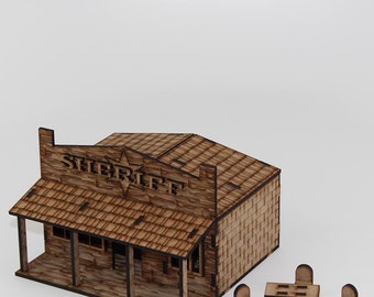 Laser Cut 28mm MDF Terrain: Wild West Boomtown - Saloon - Etsy