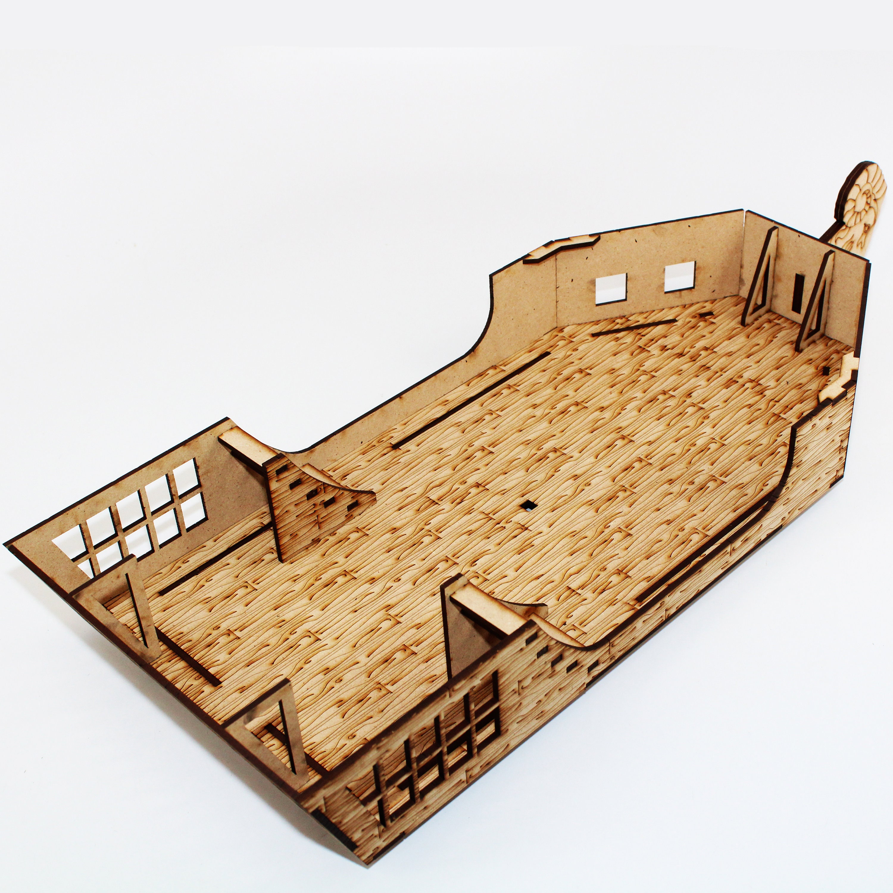 Laser Cut 28mm MDF Terrain: Open Seas - the Pirate Ship - Etsy
