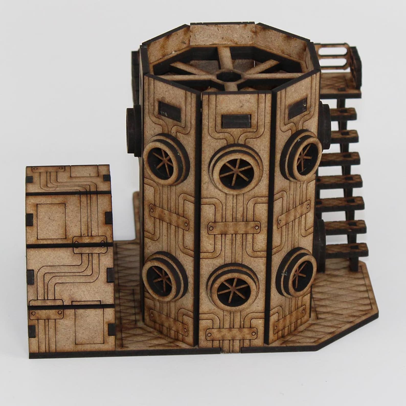 Laser Cut 28mm MDF Terrain: Zoned for Heavy Industry Tokamak - Etsy France