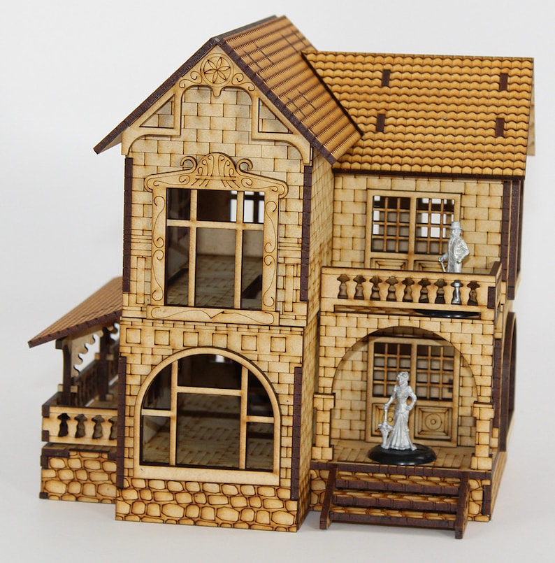 Laser Cut 28mm MDF Terrain: Victoriana - Loup Chateau - Etsy