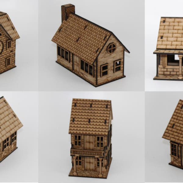 Laser Cut Buildings 15mm - Etsy