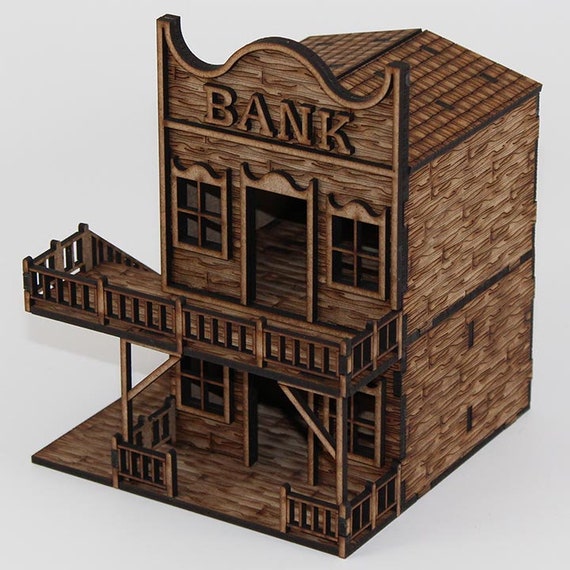 Church Laser Cut 28mm MDF Terrain Wild West Boomtown Toys & Games Role ...